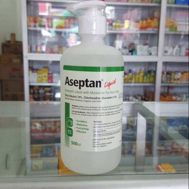 Jual Aseptan Liquid 500ml - Antiseptic Hands desinfectant & hands ...