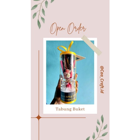Jual BUKET TABUNG MIKA | BUNGA MINI KERING | BUKET WISUDA | Shopee ...