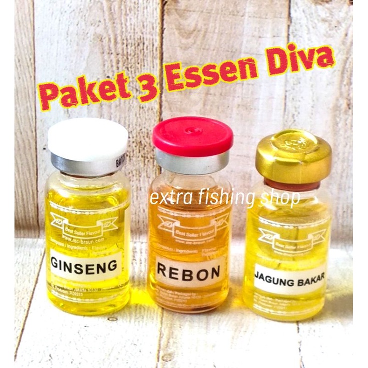 Jual paket essen mancing diva ginseng, rebon, jagung bakar | Shopee Indonesia