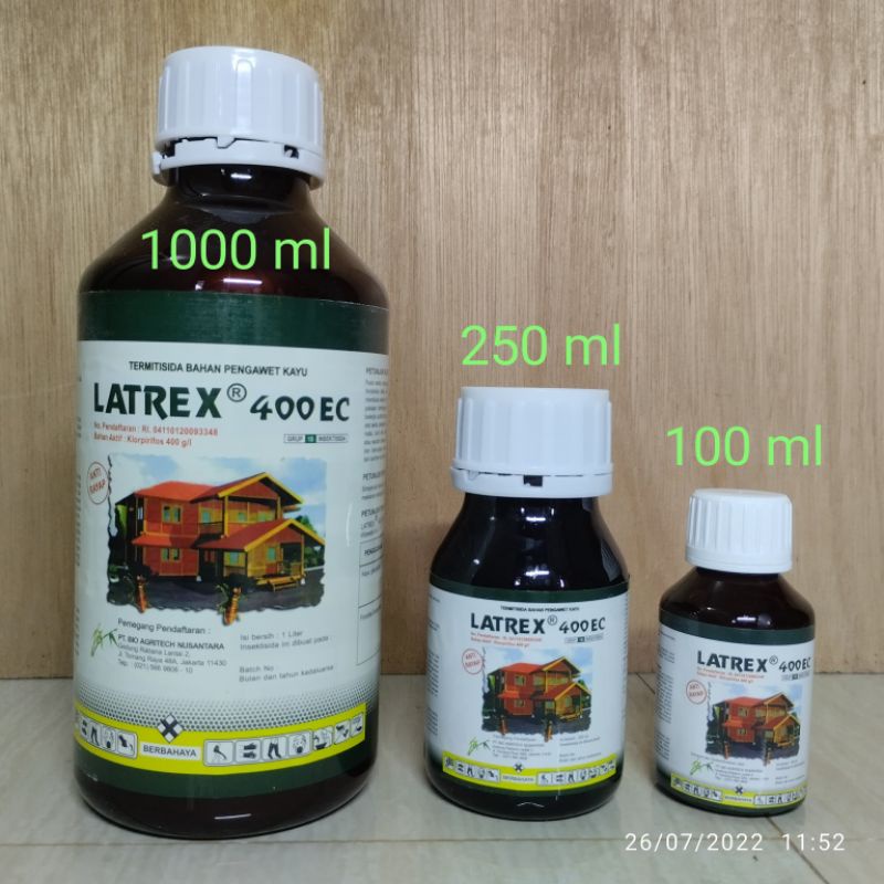 Jual Latrex 400 ec Obat Anti Rayap 1 liter | Shopee Indonesia