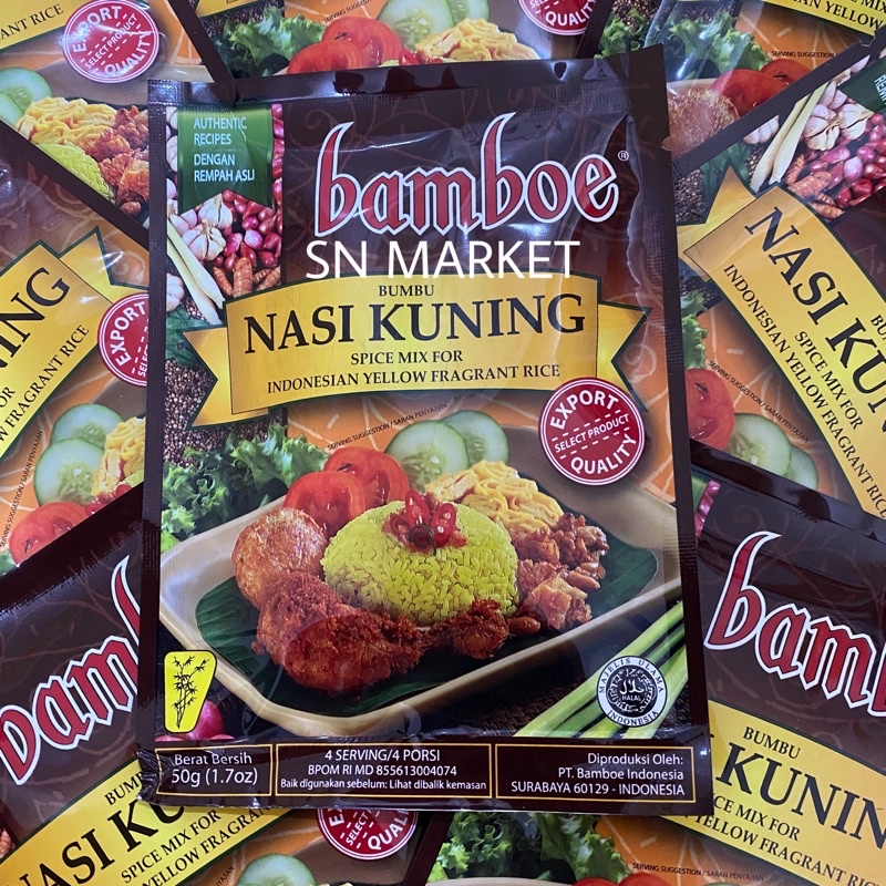 Jual Bamboe Bumbu Nasi Kuning 50 gr | Shopee Indonesia