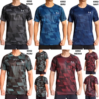 Jual Baju Olahraga Pria 6988 Pakaian Sport Olah Raga Bulutangkis Futsal ...