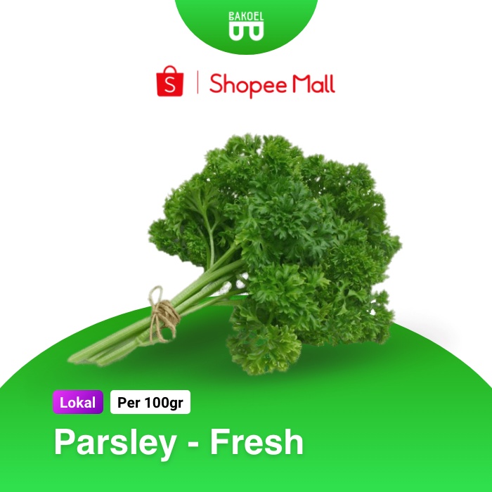 Jual Sayur Parsley (Harga Per @100gr) - Bakoel Sayur Online | Shopee ...