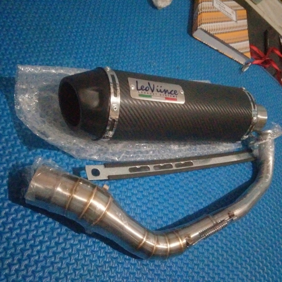 Jual Knalpot vespa matic sprint 3v,primavera,liberty leovince fullset ...