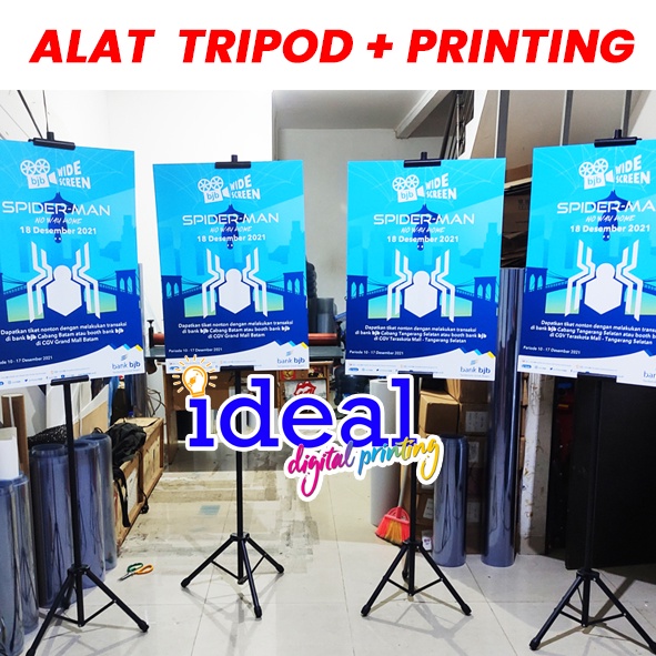 Jual TRIPOD STAND BANNER POSTER DISPLAY 1 sisi | Shopee Indonesia