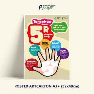 Jual Poster Kesehatan 6 Langkah cuci Tangan Pakai Sabun CTPS | Shopee ...