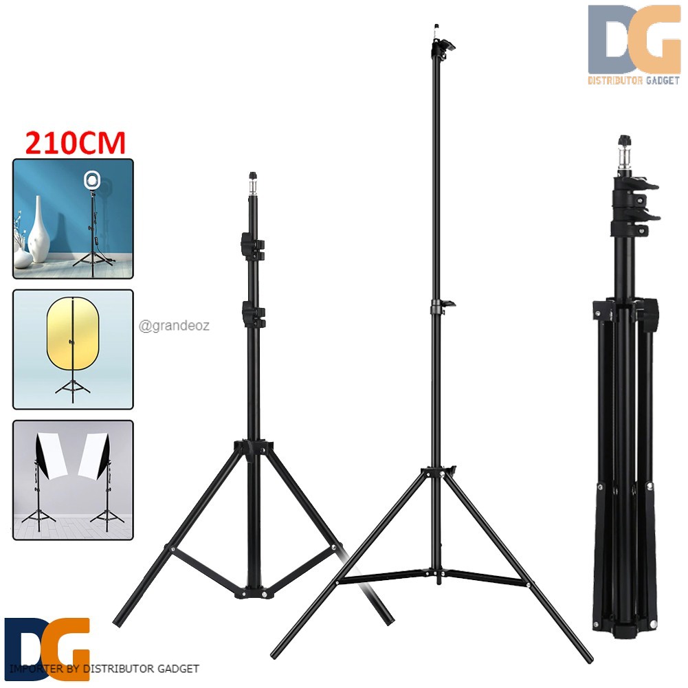 TAFFSTUDIO ORIGINAL LIGHT STAND TRIPOD PENYANGGA LAMPU KAMERA SOFTBOX ...