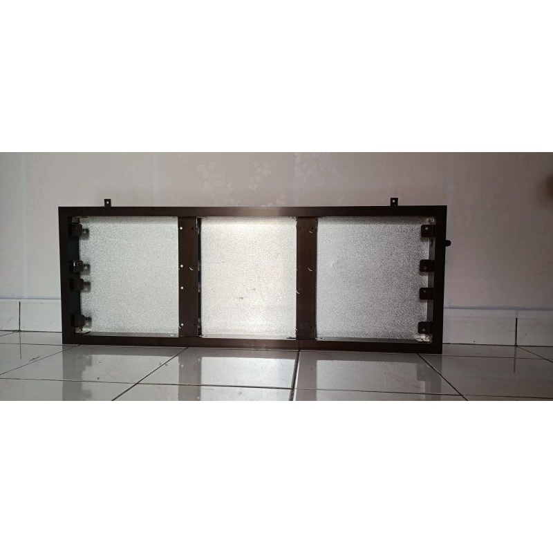 Jual FRAME RUNNING TEXT 32 X 96 DAN TUTUP BELAKANG UNTUK 6 PANEL P10 ...