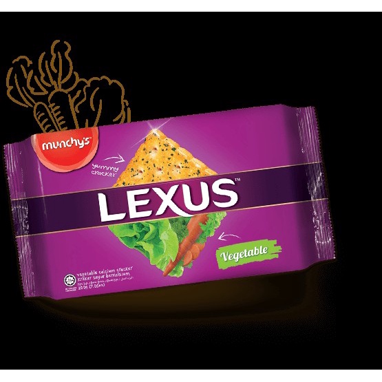 Jual LEXUS VEGETABLE CRACKER 200G | Shopee Indonesia