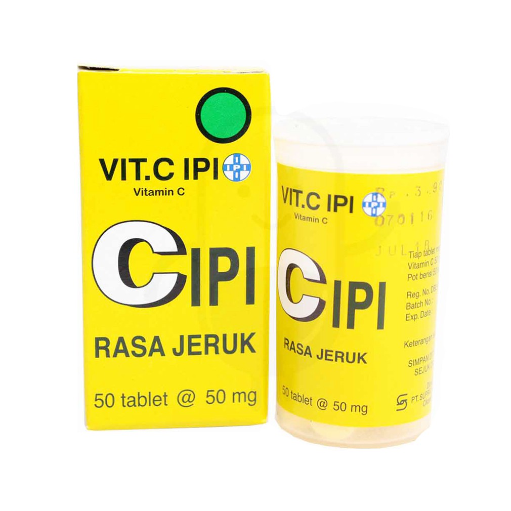 Jual IPI VITAMIN C 50 MG 50 TABLET | Shopee Indonesia