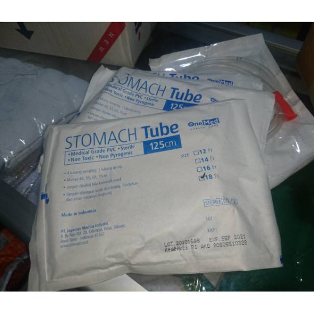 Jual NGT DEWASA ONEMED / STOMACH TUBE / SONDE /SELANG MAKAN DEWASA (pcs ...
