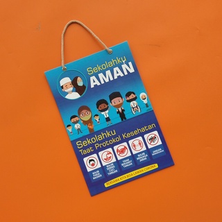 Jual Poster Gantung - Hars Poster - Poster Sekolahku AMAN - Sekolahku ...