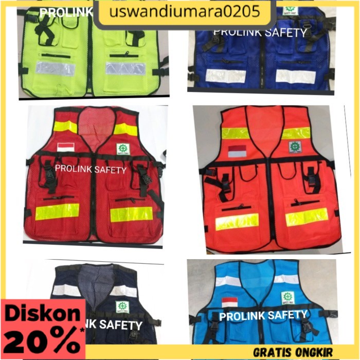 Harga Rompi Safety Tambang Warna Merah Terbaru Sep 2024 |BigGo Indonesia