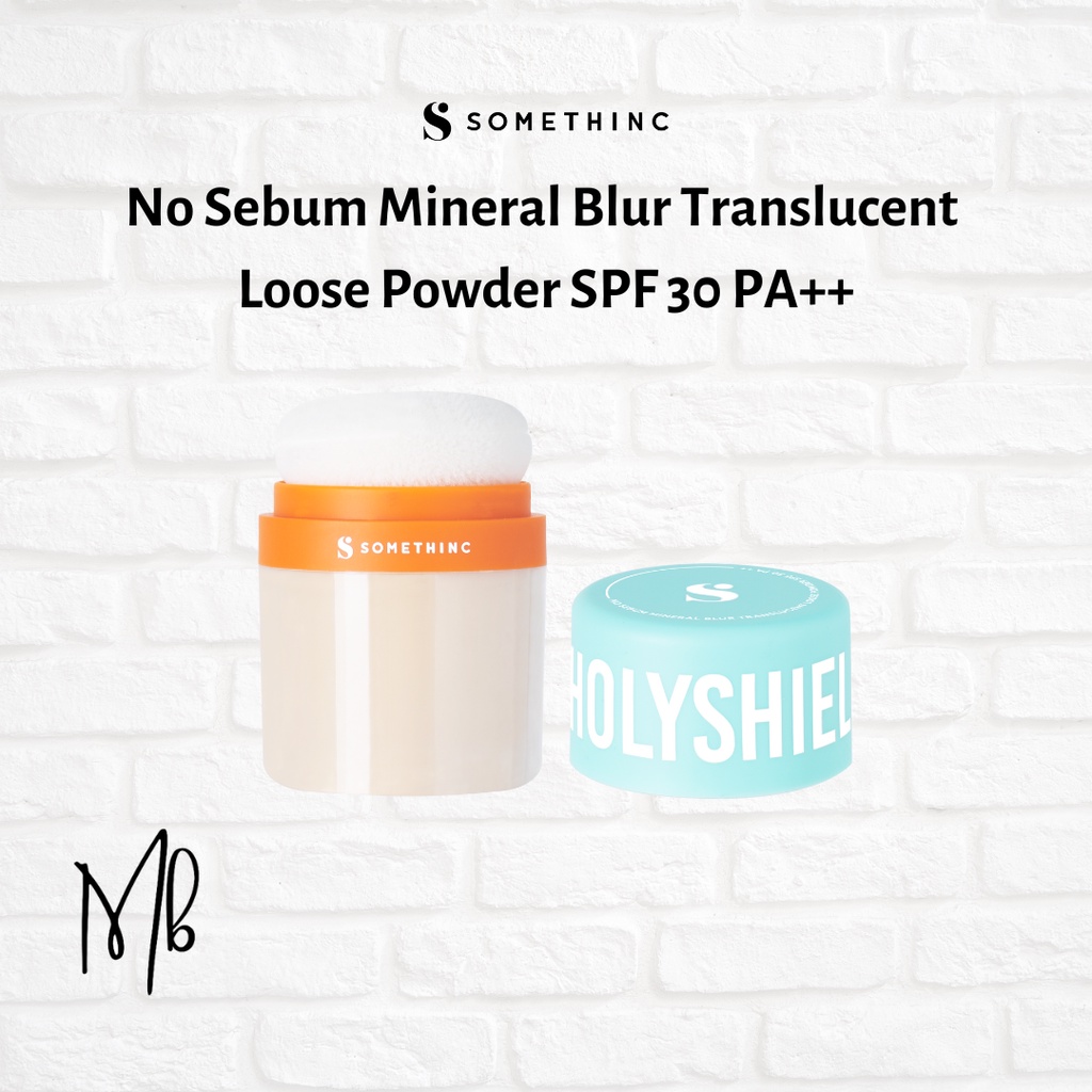 Jual Somethinc No Sebum Mineral Blur Translucent Loose Powder SPF 30 ...