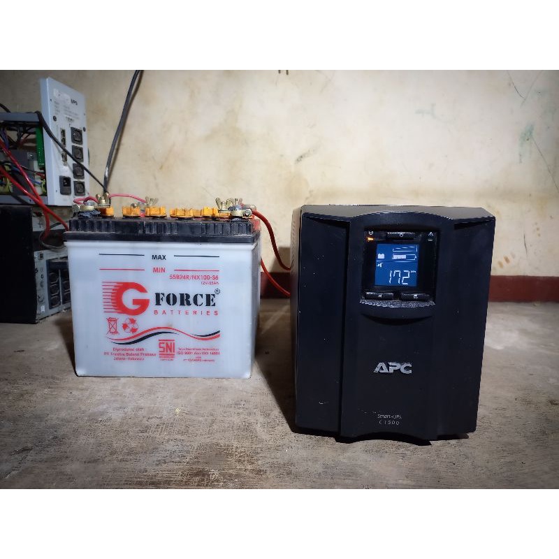 Jual UPS Modif APC Smart UPS C1000 600W 24V Modifikasi AKi External Dan ...