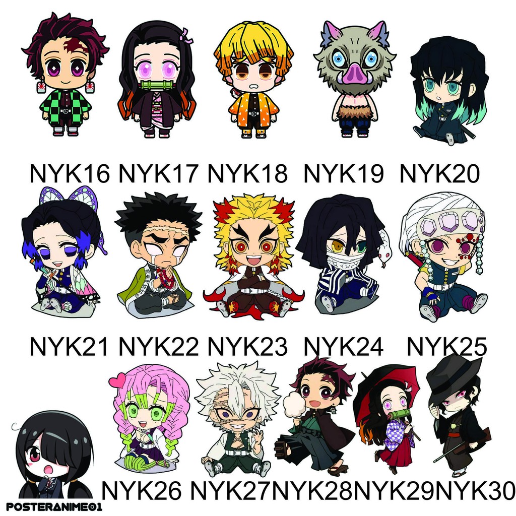 Jual Sticker Anime Kimetsu No Yaiba #2 | Sticker KImetsu No Yaiba ...
