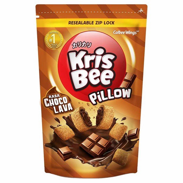 Jual Kris Bee Pillow Rasa Choco Lava 110 Gram Krisbee Chocolava ...