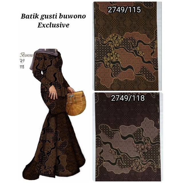 Jual kain batik katun halus exclusive batu raden / gusti buwono | Shopee Indonesia