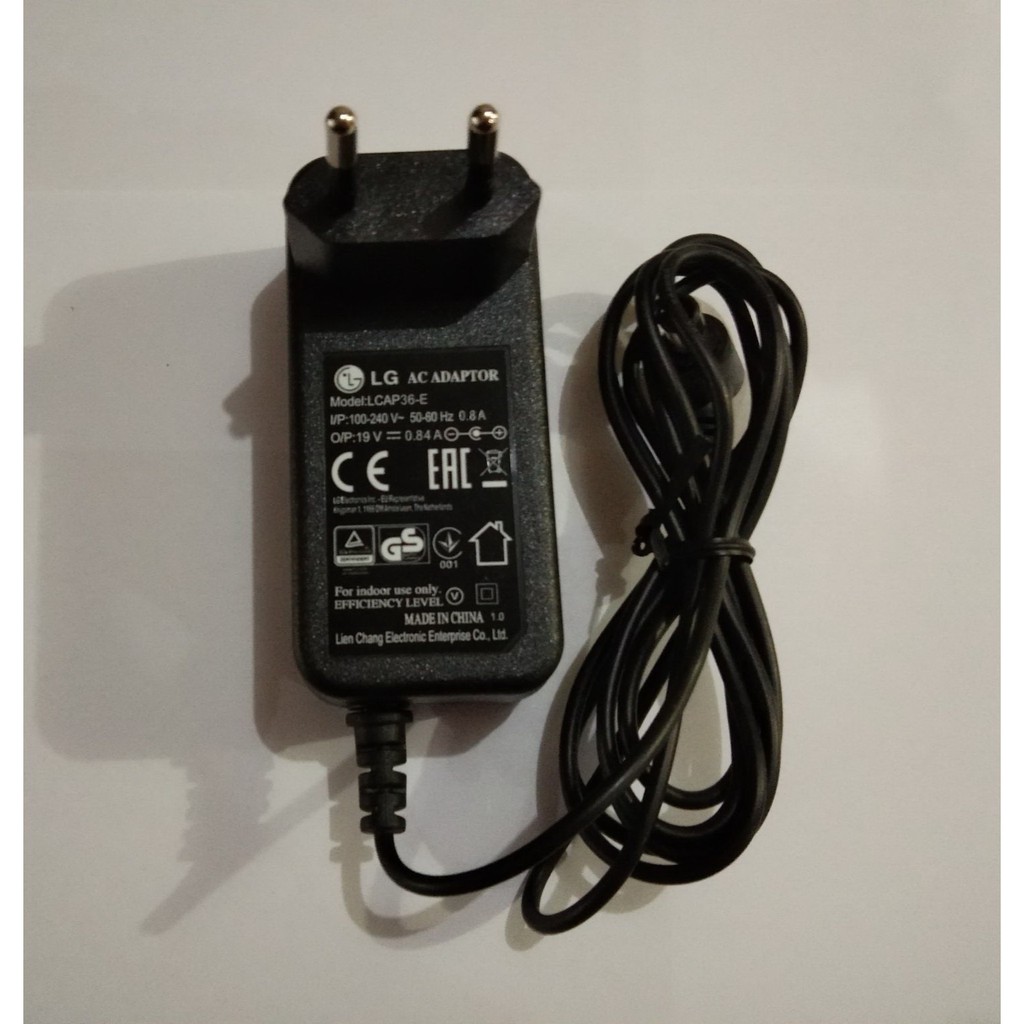 Jual LG LCD LED Monitor Adapter 19V.0-84A 6.5*4.4mm | Shopee Indonesia