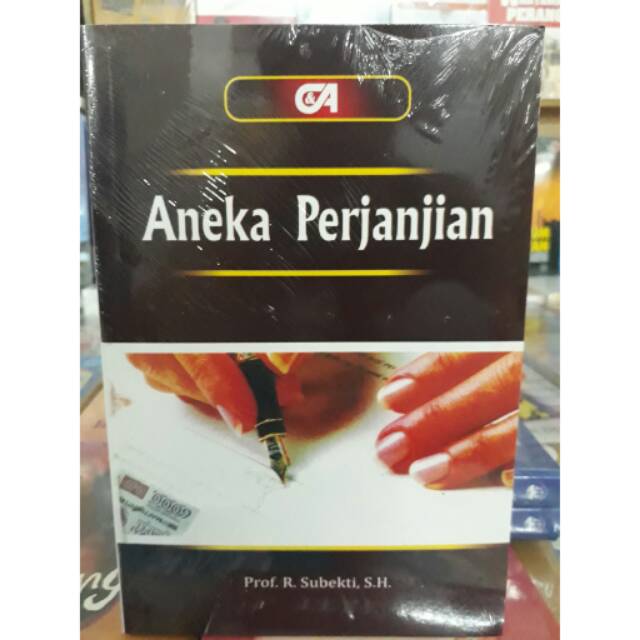 Aneka perjanjian. Prof , Soebekti | Shopee Indonesia