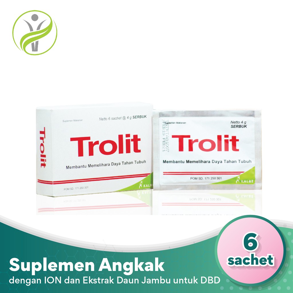 Trolit 6 Sachet - Serbuk Jambu Biji dan Angkak Merah | Shopee Indonesia