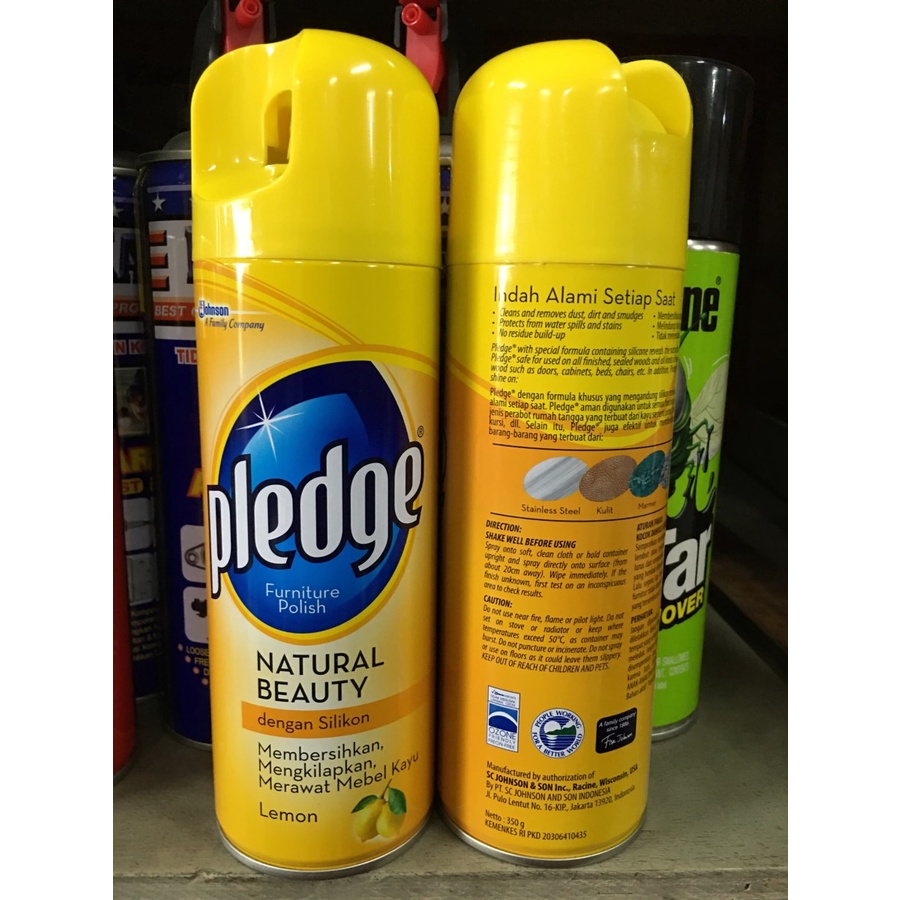 Jual Pledge Furniture Polish LEMON - Pengkilap Meubel Kayu - 330 gr ...