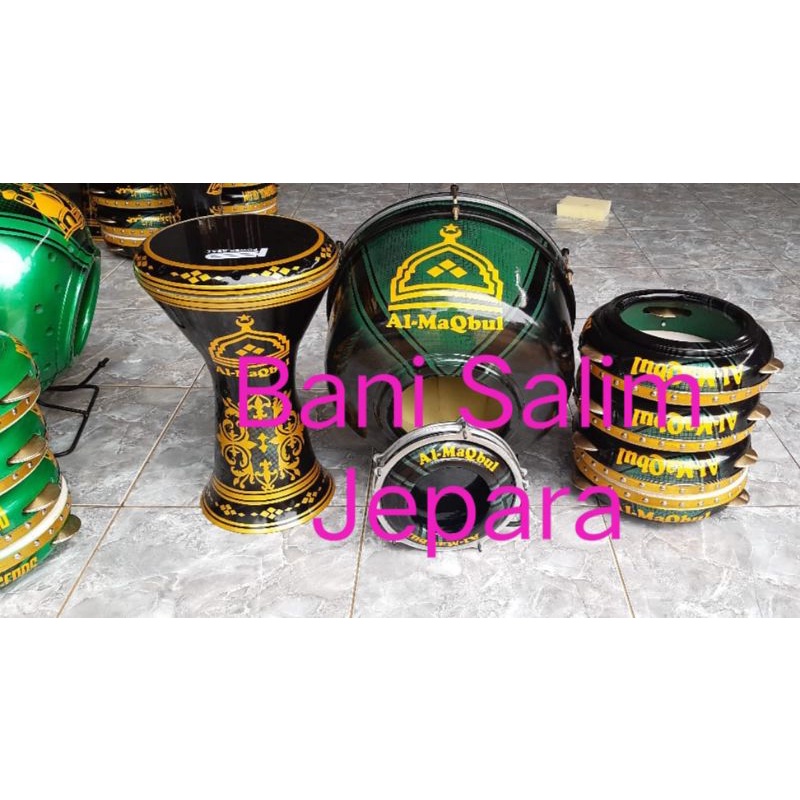 Jual Alat Hadroh Motif Full Set Free Tambah Nama Dan Lambang Group ...