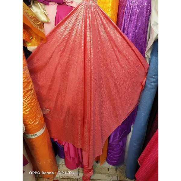 Jual Bahan Kain Metalik Motif Mermaid | Shopee Indonesia