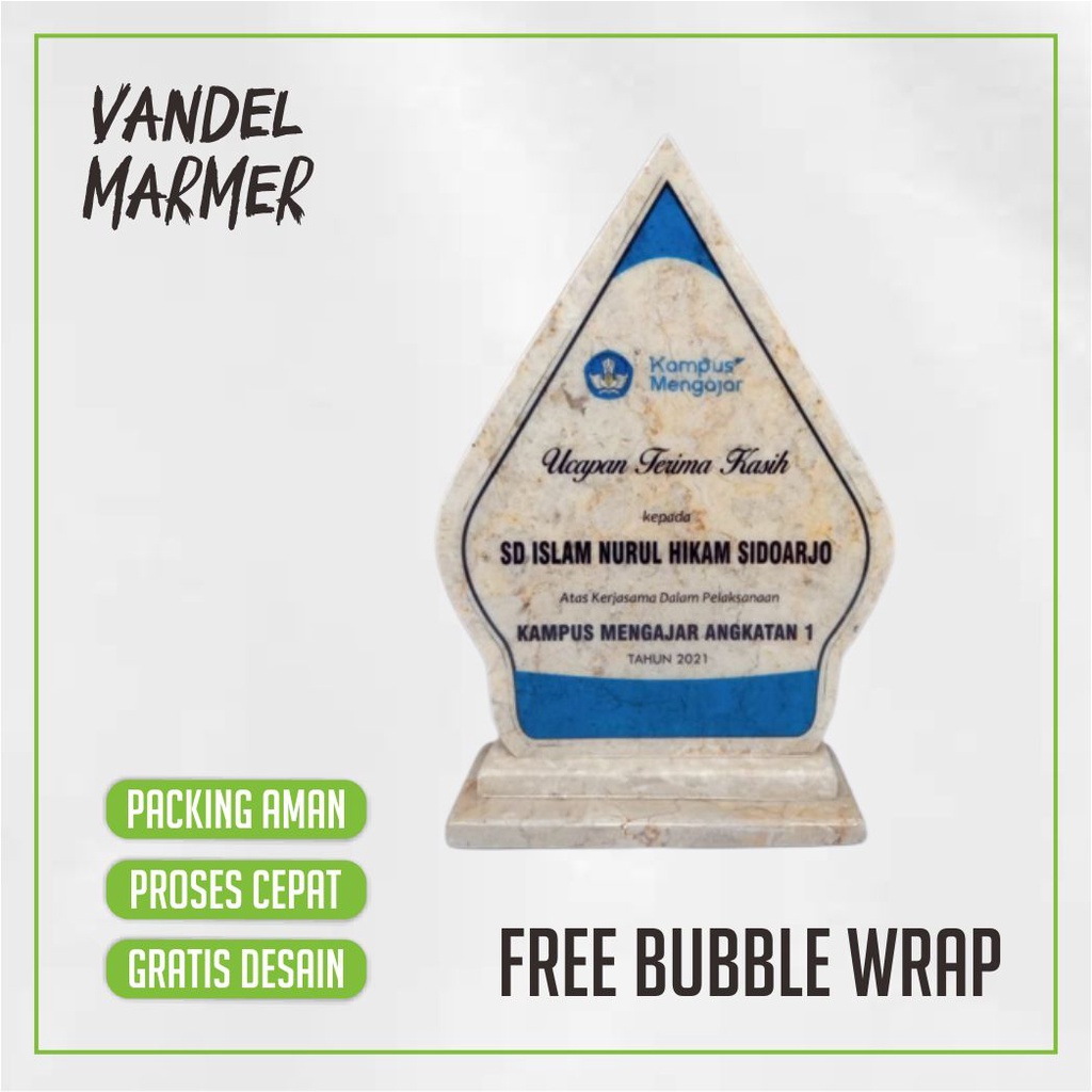 Jual Vandel Marmer Penghargaan / Vandel Perpisahan / Vandel Wisuda ...