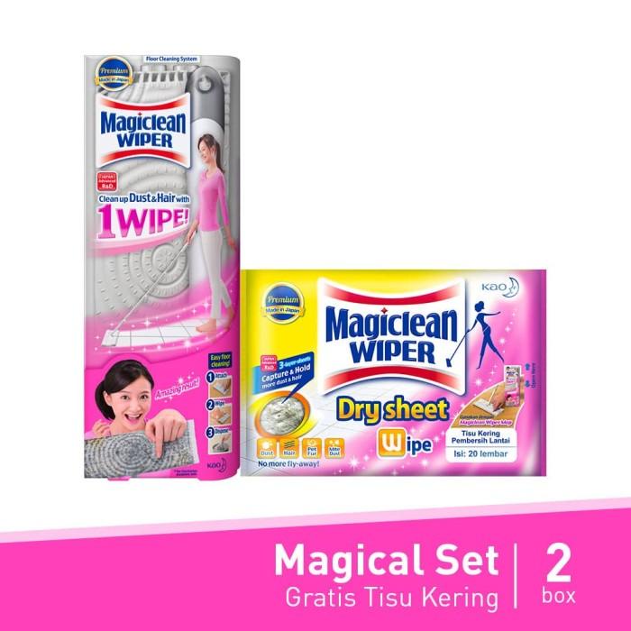 Jual Magiclean Magical Set - Wiper Mop Free Dry Sheet | Shopee Indonesia