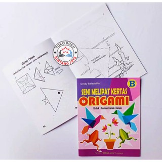 Jual Buku Melipat Kertas Origami Lengkap - Buku Panduan Melipat Kertas Origami Untuk Paud Dan TK ...