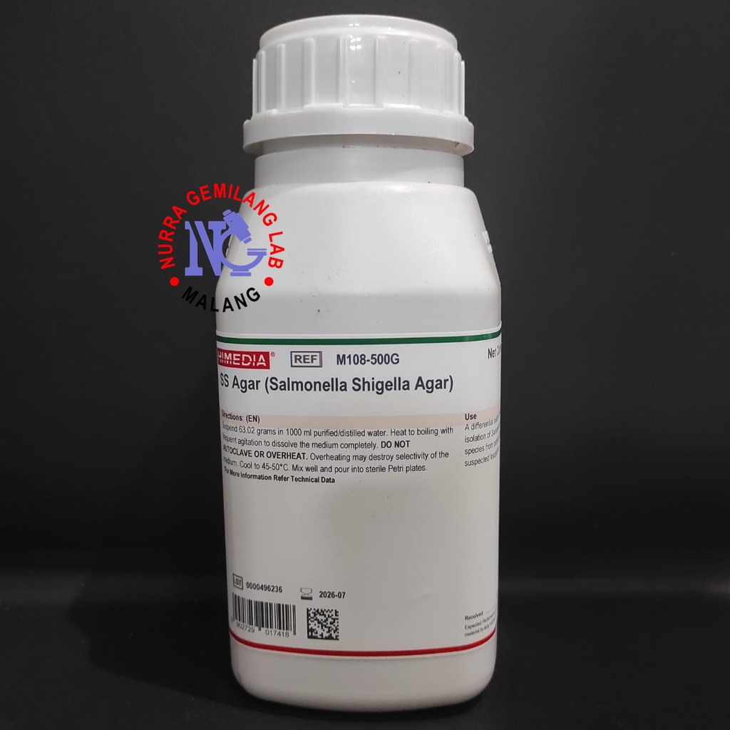 Jual SS Agar (Salmonella Shigella Agar) Himedia Repacking 50gram ...
