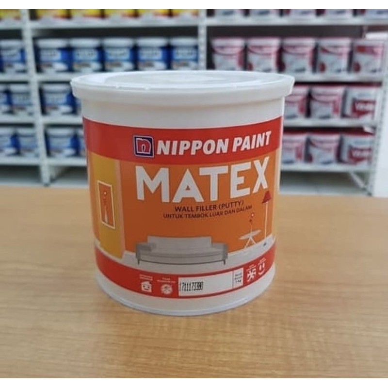 Jual CAT TEMBOK NIPPON PAINT MATEX PUTTY 4KG | Shopee Indonesia