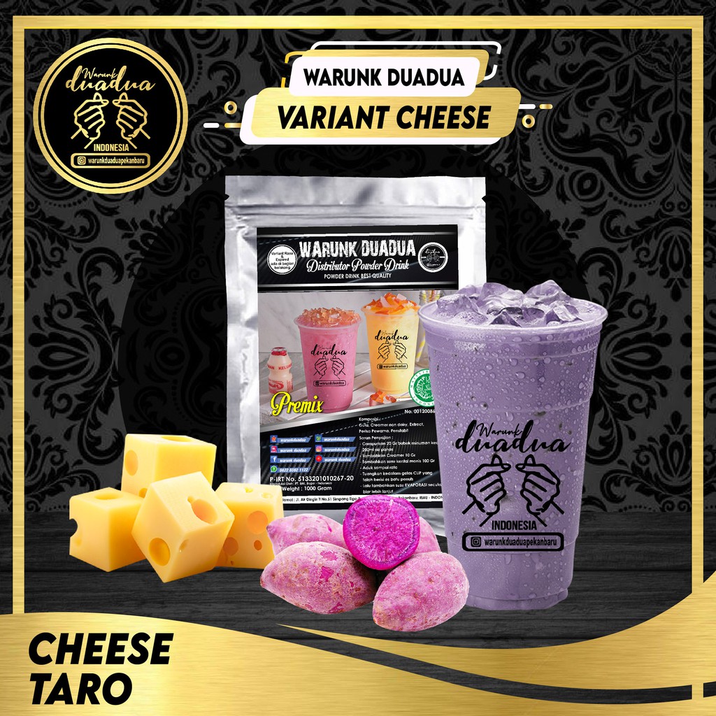 Jual CHEESE TARO 1kg / Bubuk Minuman Premix Rasa Cheese Taro Powder ...