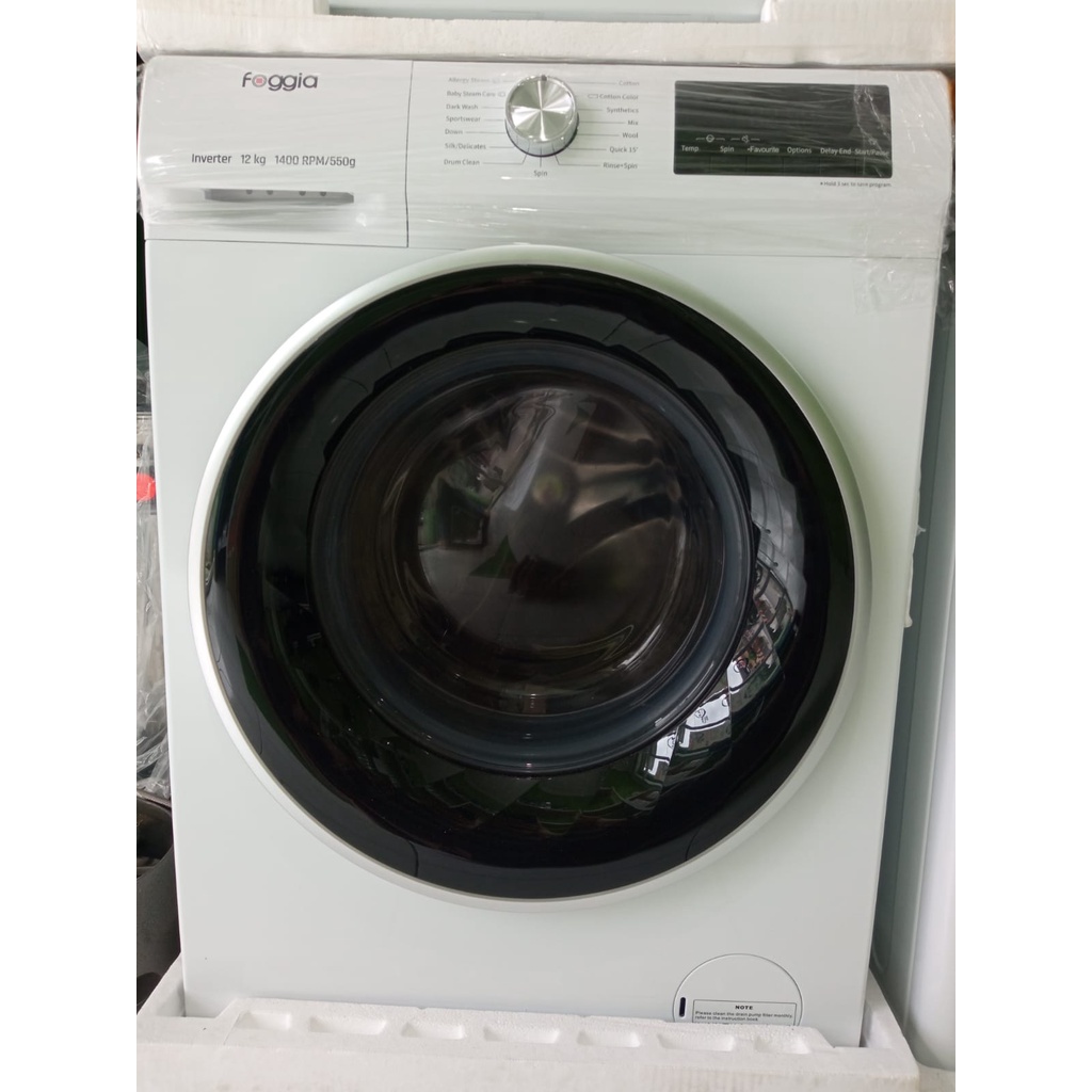 Jual Mesin Cuci 'FOGGIA' Kapasitas 12 KG Front Load | Shopee Indonesia