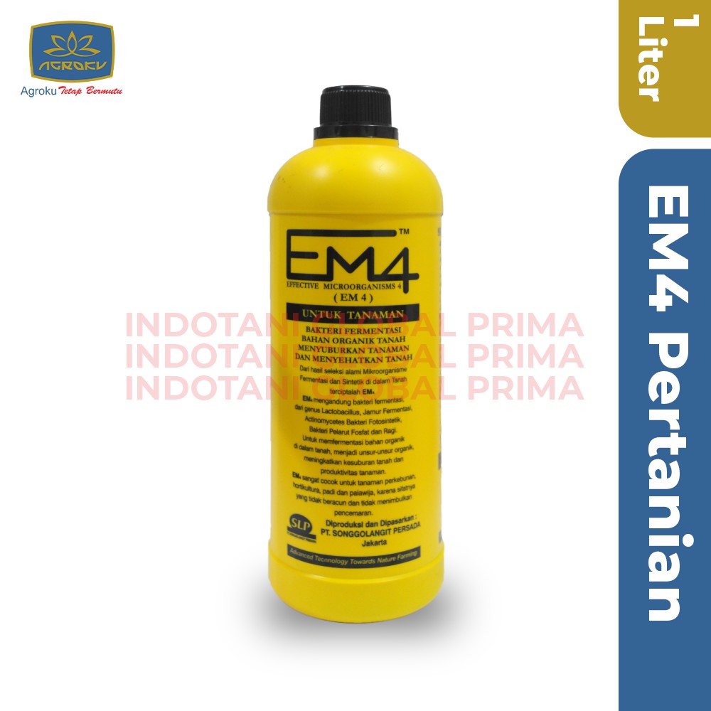Jual Pupuk Organik EM4 Pertanian (Kuning) - 1 Liter Indonesia|Shopee ...
