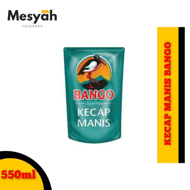 Jual Kecap Manis Bango 550ml kemasan reffil. terbaru dan ori | Shopee ...