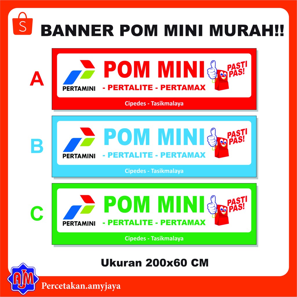 Jual BANNER POM MINI MURAH | Shopee Indonesia
