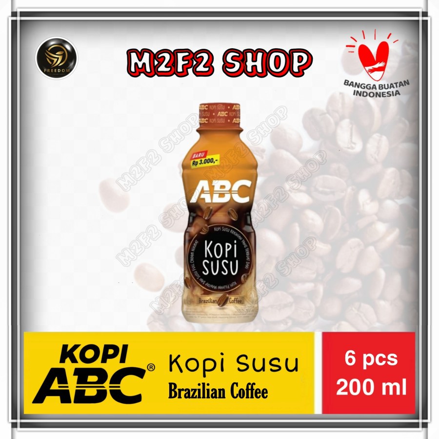 Jual Kopi Susu ABC Brazilian Coffee Botol Pet - 200 ml (Kemasan 6 Pcs ...