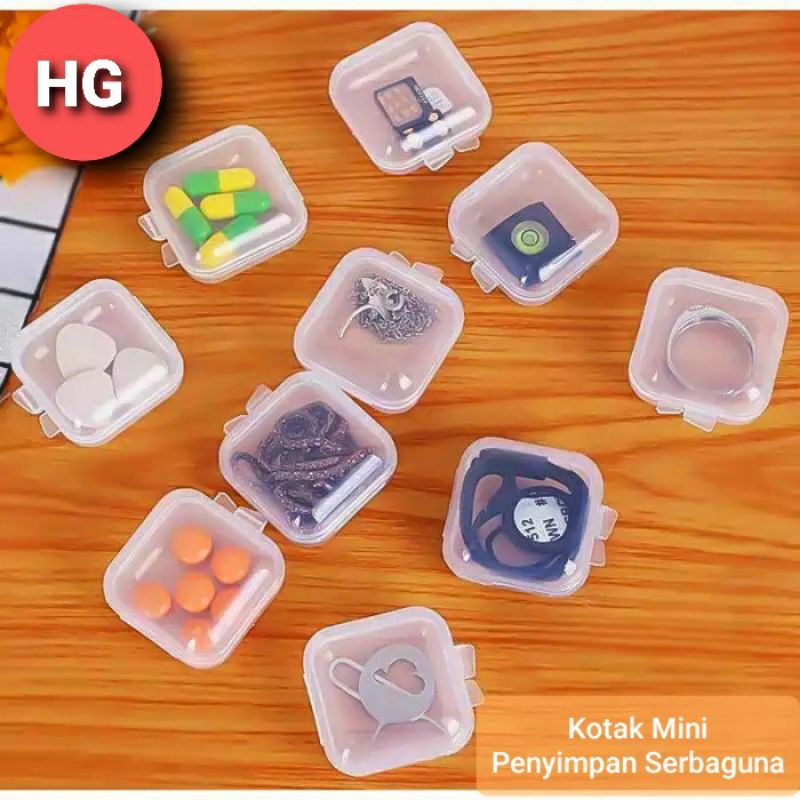 Jual Kotak Mini Plastik Tempat benda kecil Serbaguna | Shopee Indonesia