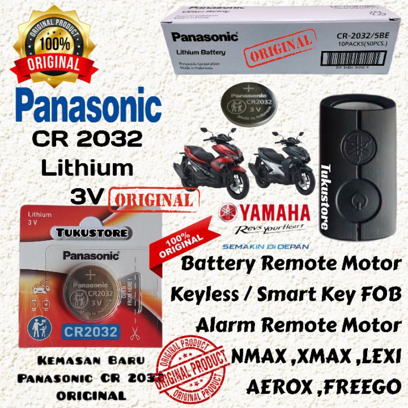 Jual Baterai Remote Kunci Yamaha NMAX,XMAX,LEXI,AEROX,FREEGO Original ...