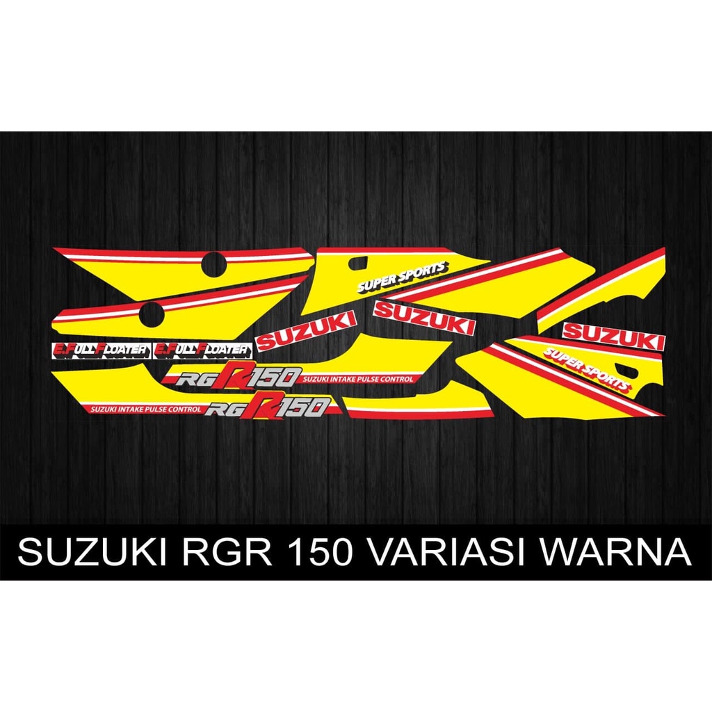 Jual STIKER STRIPING MOTOR SUZUKI RGR 150 VARIASI WARNA Indonesia ...
