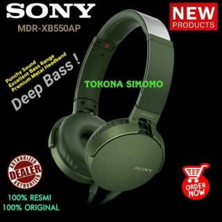 Jual SONY MDR XB550 AP / XB550AP EXTRA BASS Headphones With Mic ...