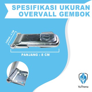 Jual YuThena - Overval Overpal Gembok - Engsel Gembok - Kunci ...