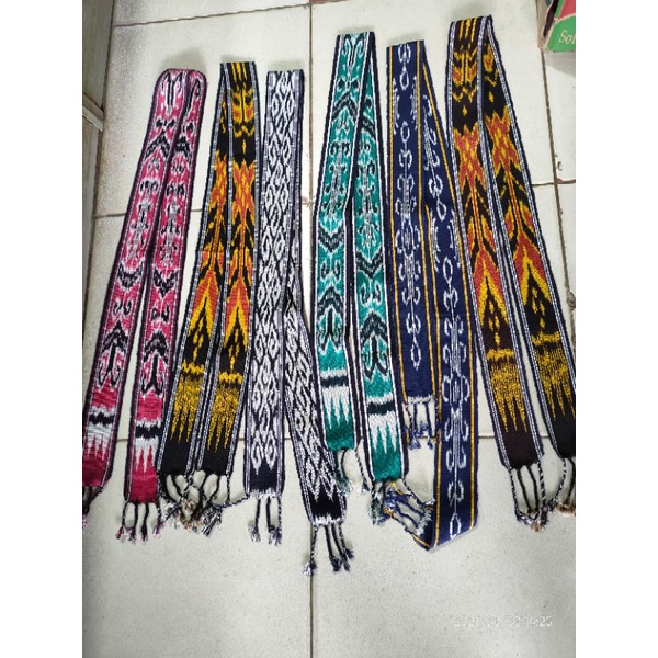 Jual SYAL KAIN IKAT KEPALA KAIN TENUN MOTIF DAYAK KALIMANTAN | Shopee ...
