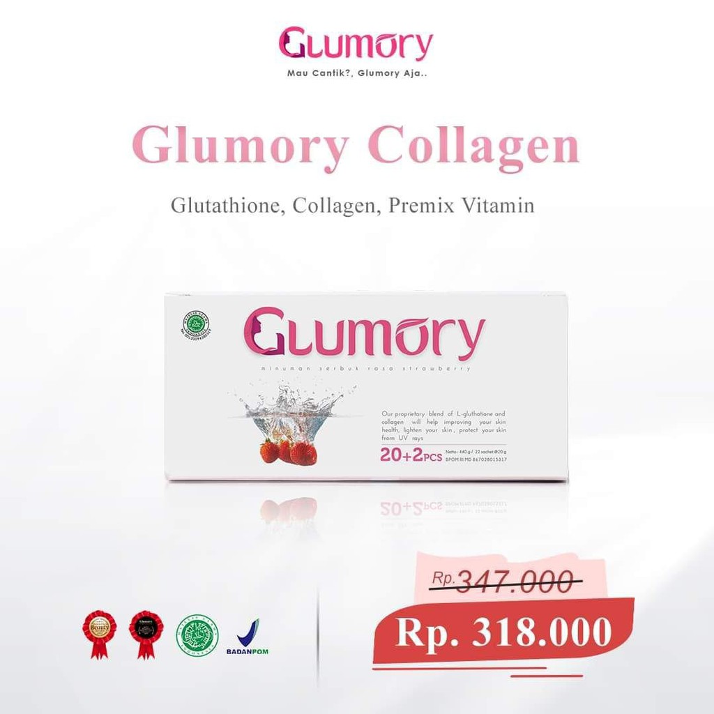 Jual GLUMORY / GLUMORY 22 Sachet / Glumory Beauty Drink / Original ...