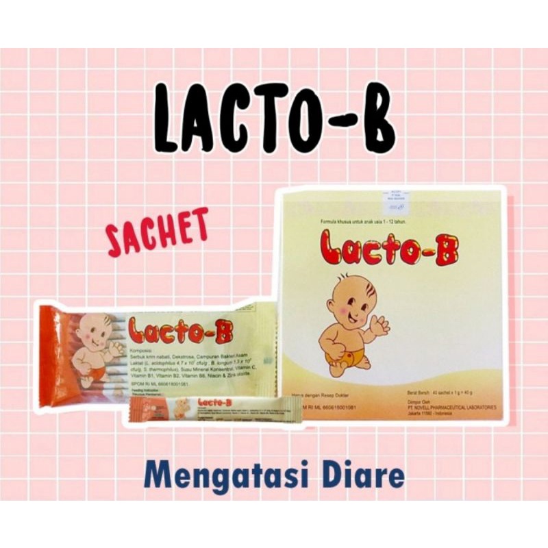 Jual LACTO-B Sachet 1 Gram (Per Sachet/Satuan) | Shopee Indonesia
