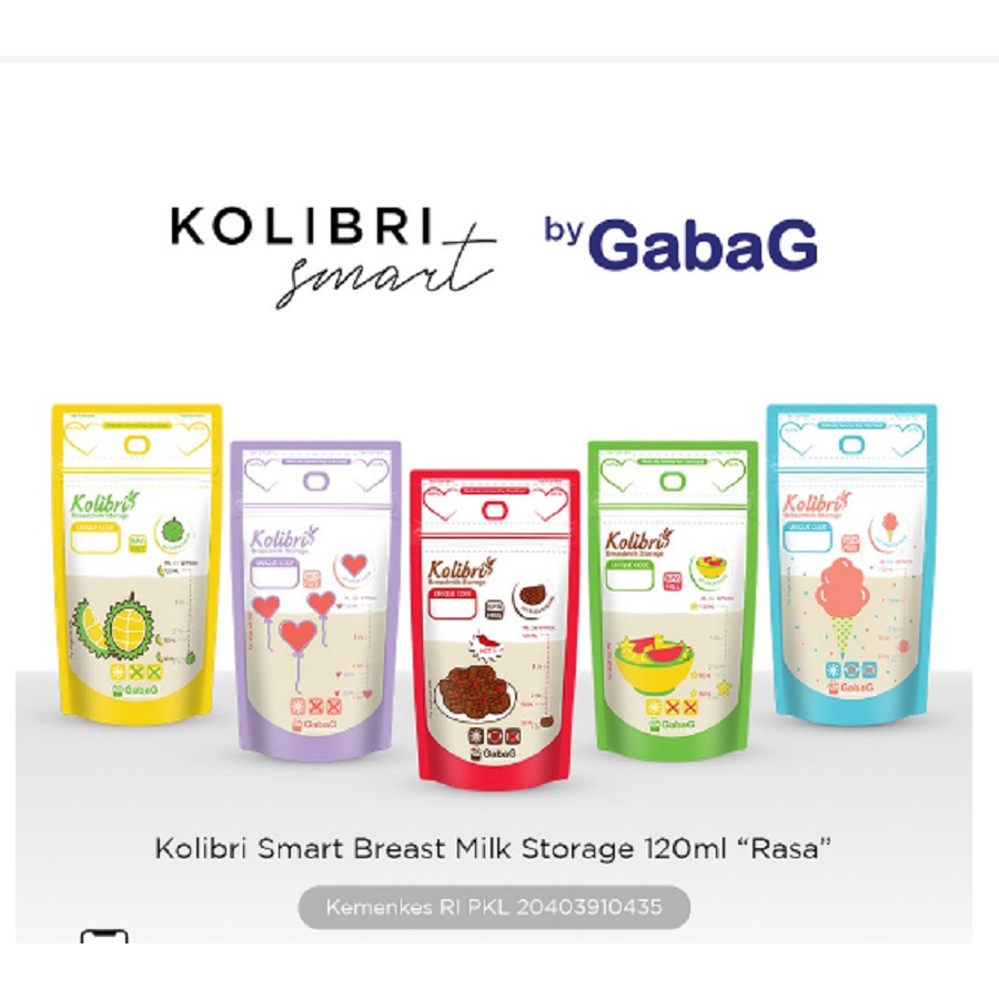 Jual Gabag Kantong Asi Kolibri 120ML - Plastik Asi isi 25+5 Pc Smart ...