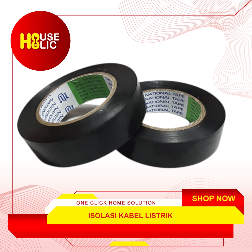 Jual Isolasi Kabel Listrik / Lakban Kabel Listrik / Electric Tape ...