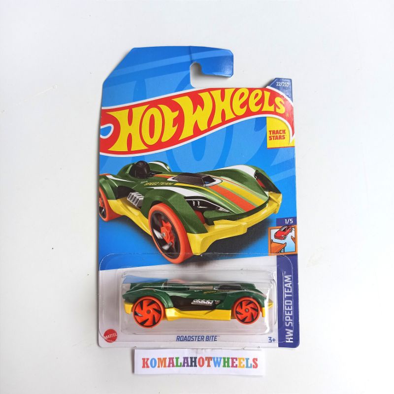 Jual Hot Wheels Roadster Bite New 2022 Track Star | Shopee Indonesia
